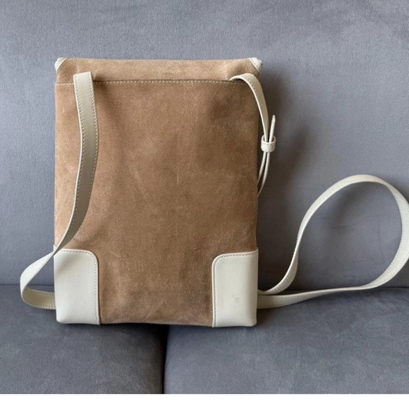 Loewe | Bags | Loewe Tan And Cream Shoulder Bag | Poshmark